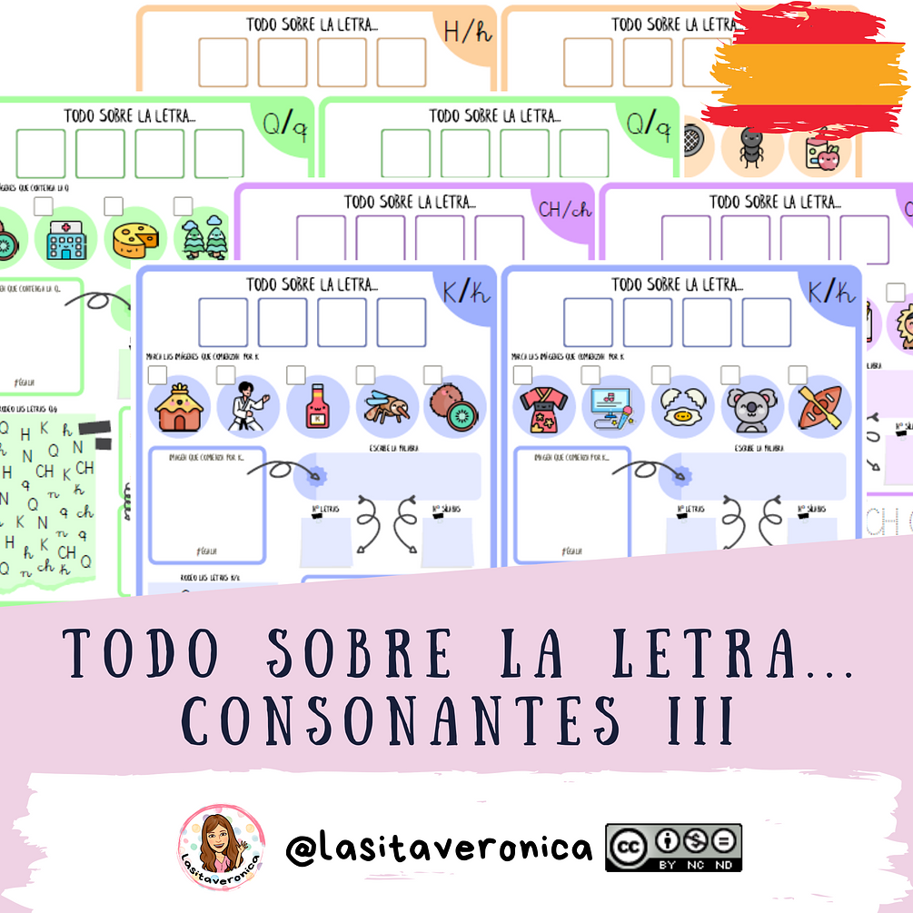 Todo sobre la letra... consonantes III. Español