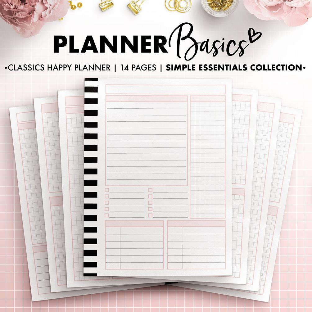Mini + Classic Happy Planner, 6 Planners