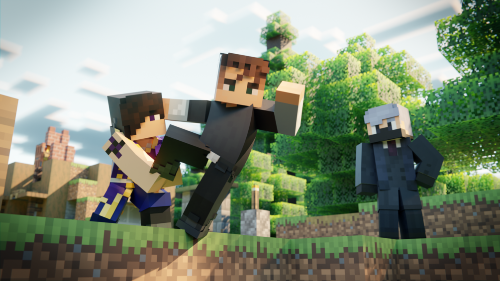 Simple minecraft rig for Blender 3.0+