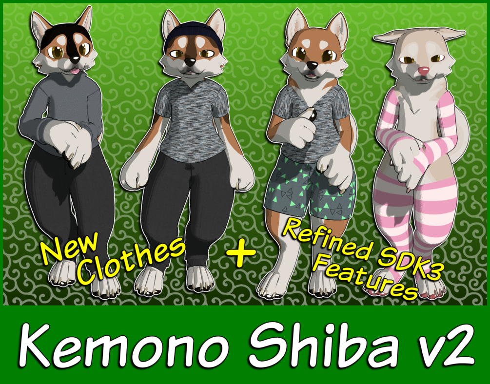 Kemono Shiba Inu VRChat Avatar