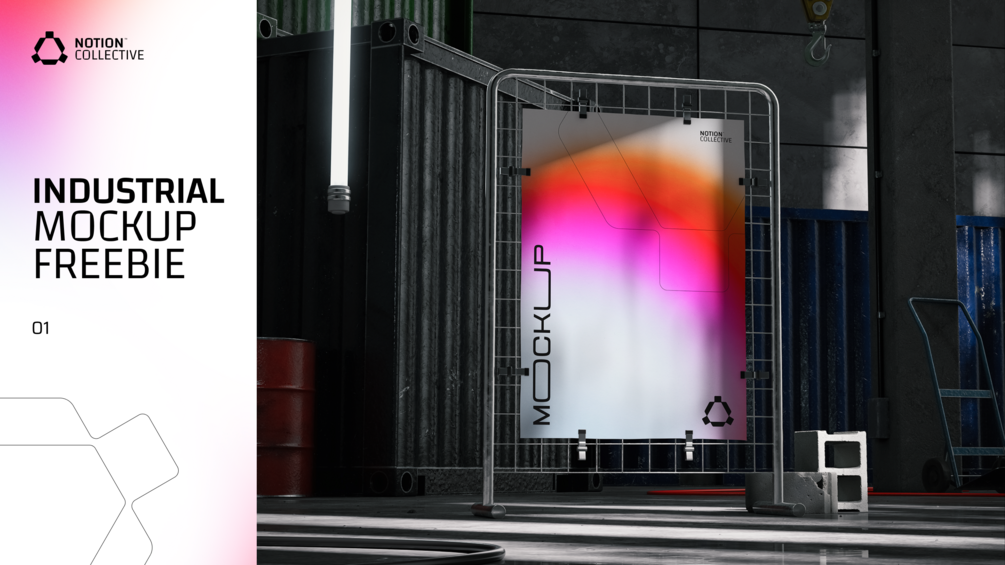 Industrial Mockup Freebie 01