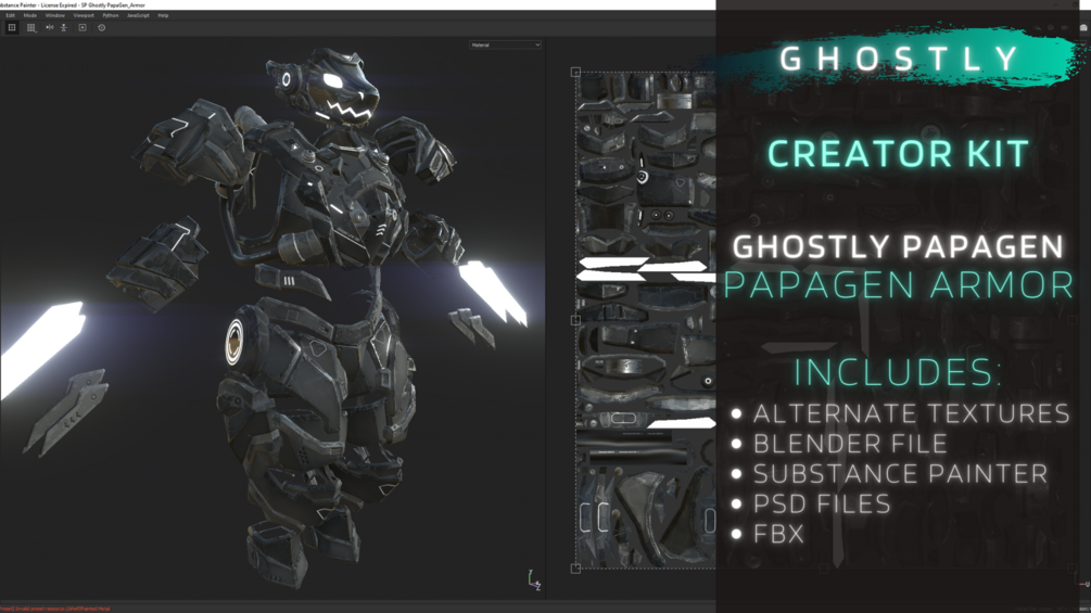 Ghostly PapaGen Armor [Creator Kit]