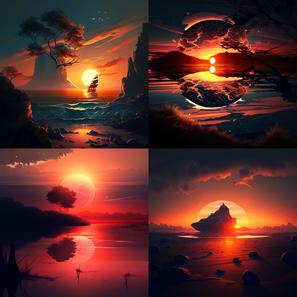 Sun Set Art