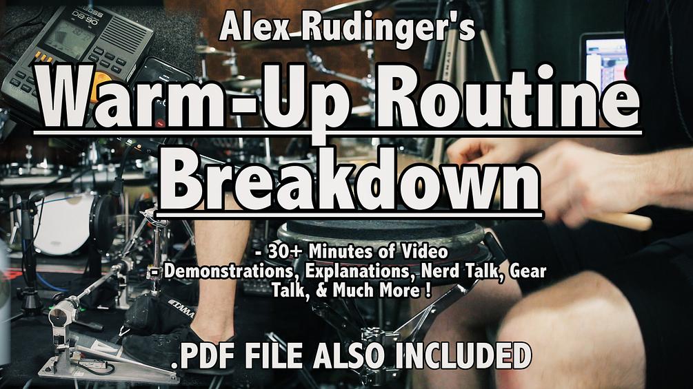 Alex Rudinger's Warm-Up Routine Breakdown Instructional Video