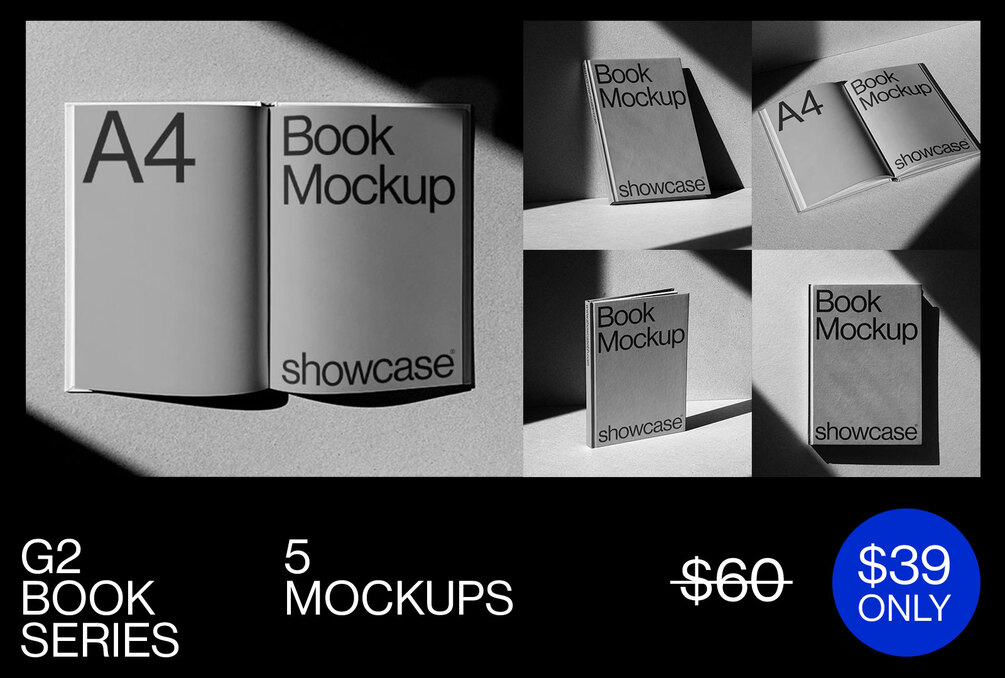 G2_Book Mockup Bundle
