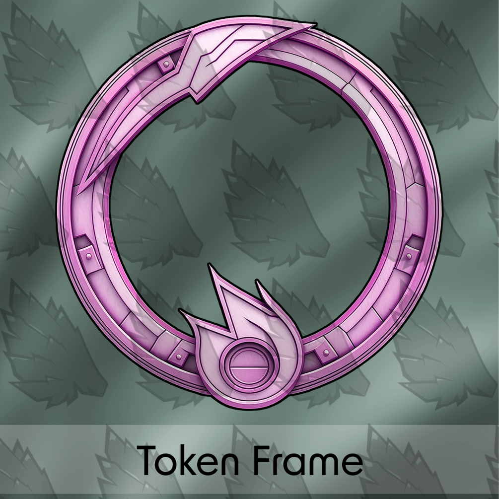 DND / Pathfinder / Token Frame / Token Border / Foundry VTT / Roll20 ...
