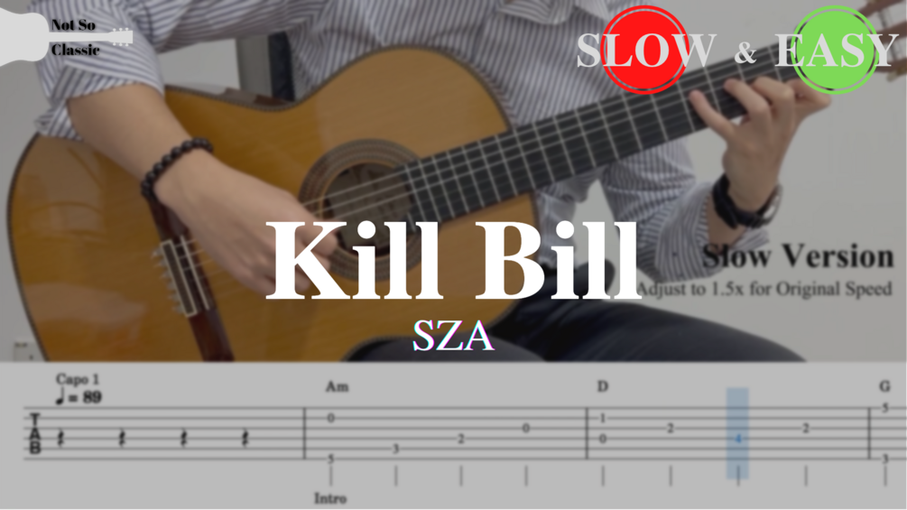 Kill Bill - SZA | Guitar Tab
