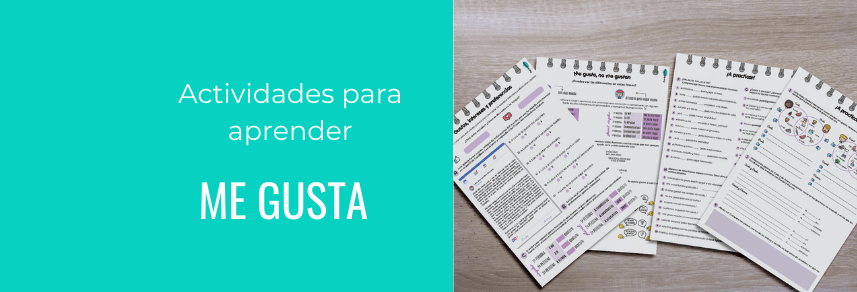 Pack de actividades "Me gusta" clase ELE