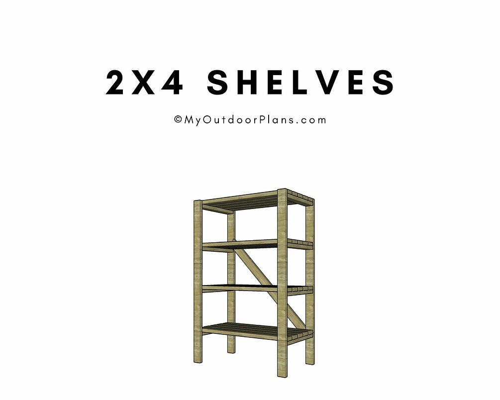 2x4 Shelving Plans