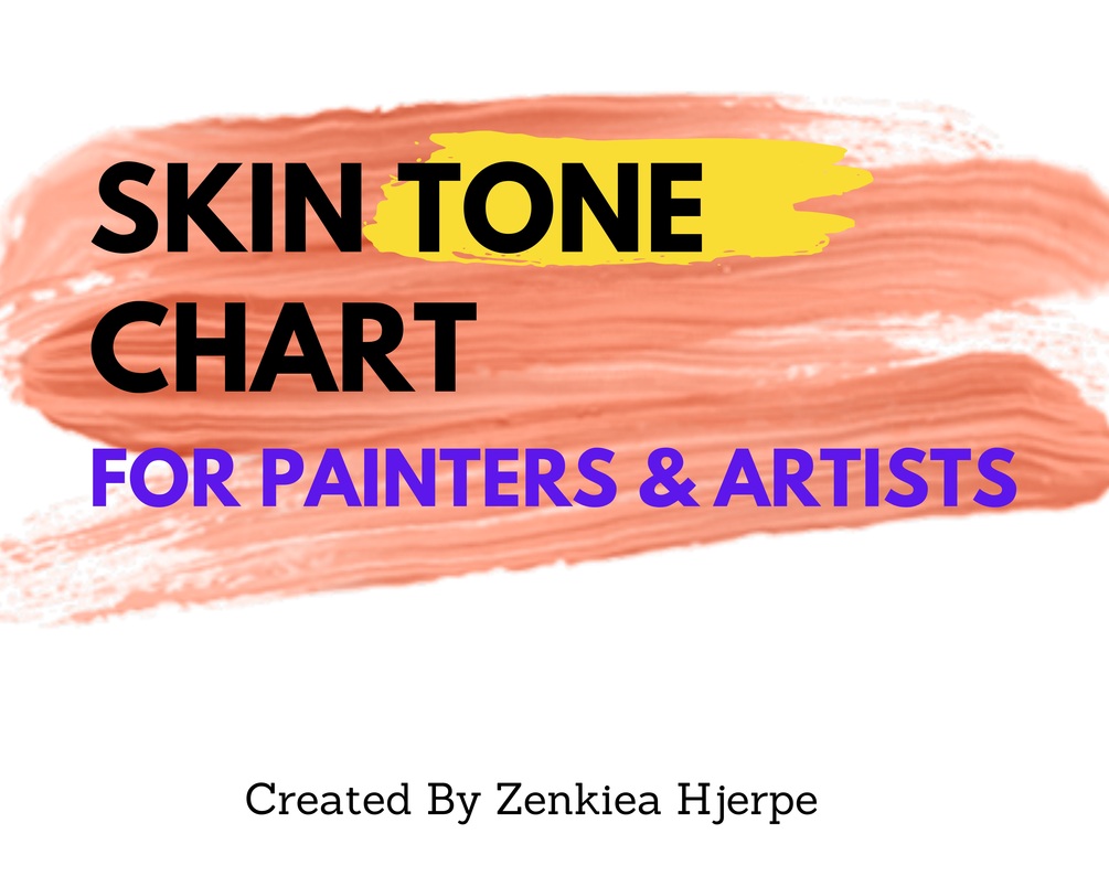 Skin Tone Chart for Artists and Painters