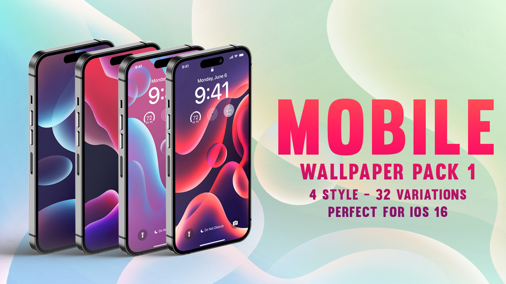 Mobile Wallpaper Pack 1 - iOS 16 Ready! Over 30 wallpapers!