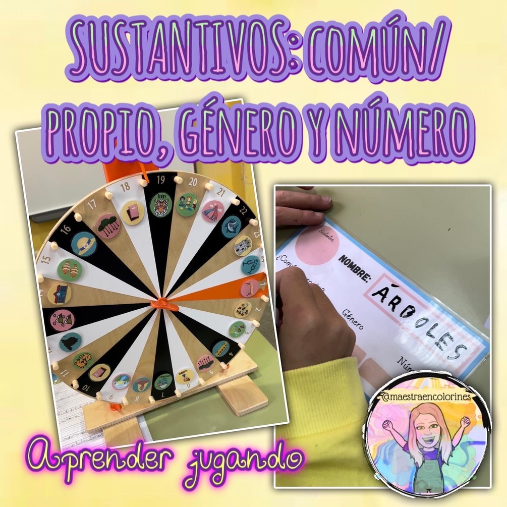 LOS SUSTANTIVOS: material lúdico