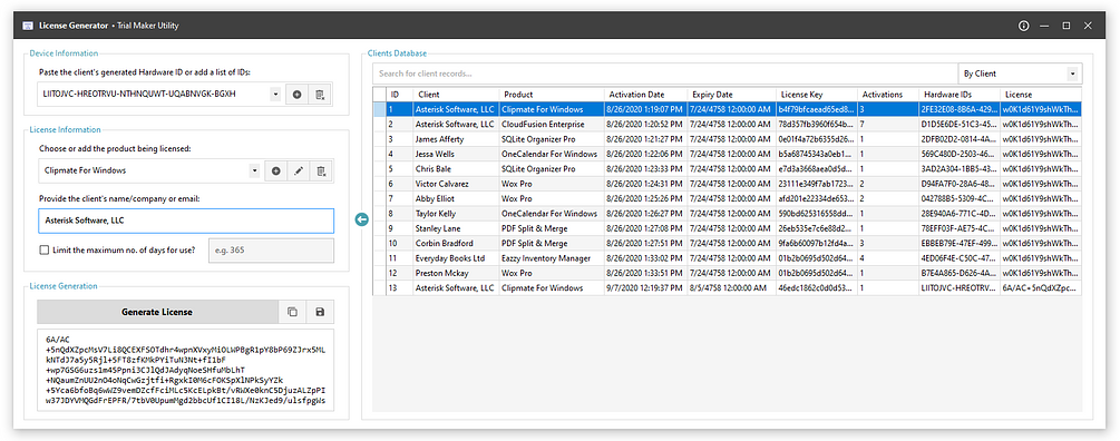 TrialMaker + License Generator (Bundle License)