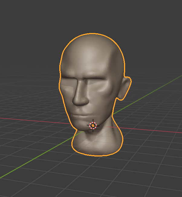 Blender Sculpting Head : Basemesh
