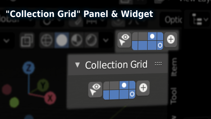 [Blender] Collection Grid