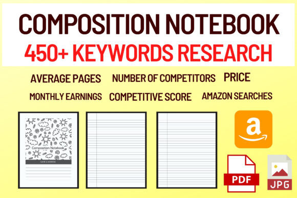 Composition Notebook with Keywords