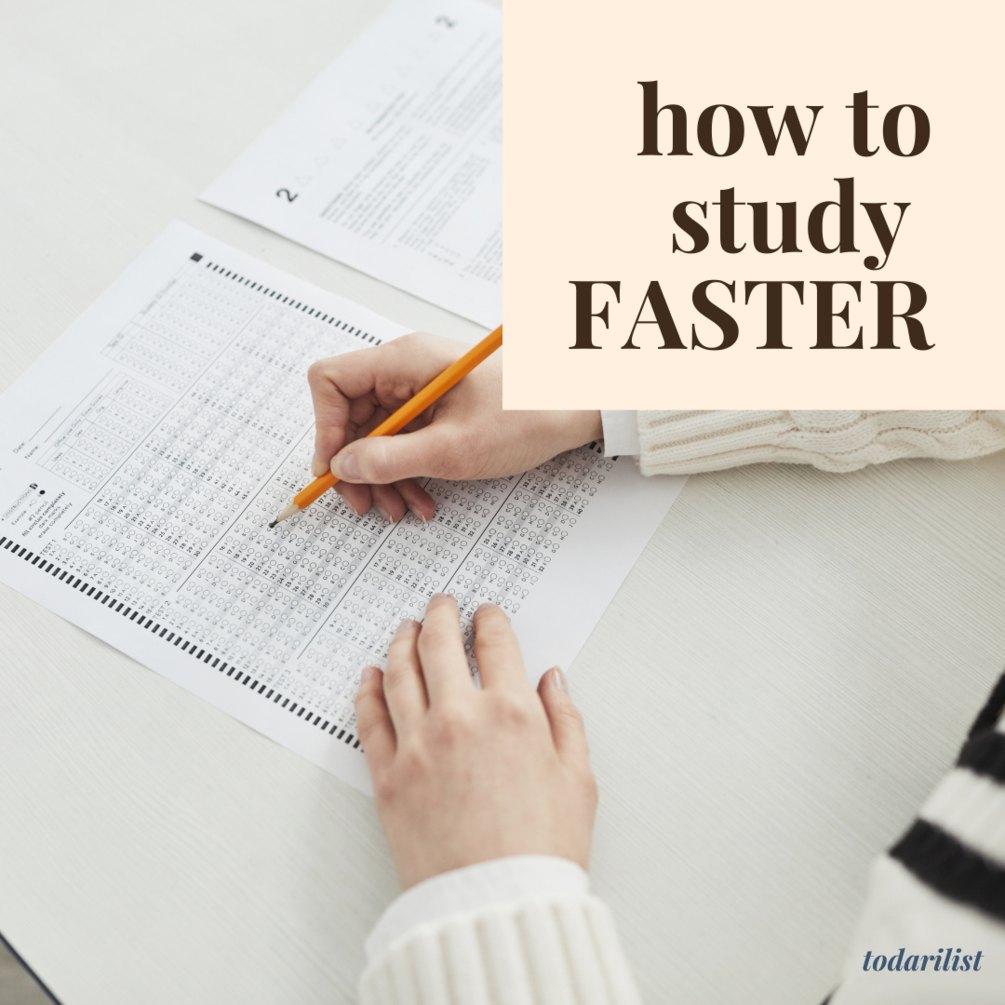 FREE: HOW TO STUDY FASTER