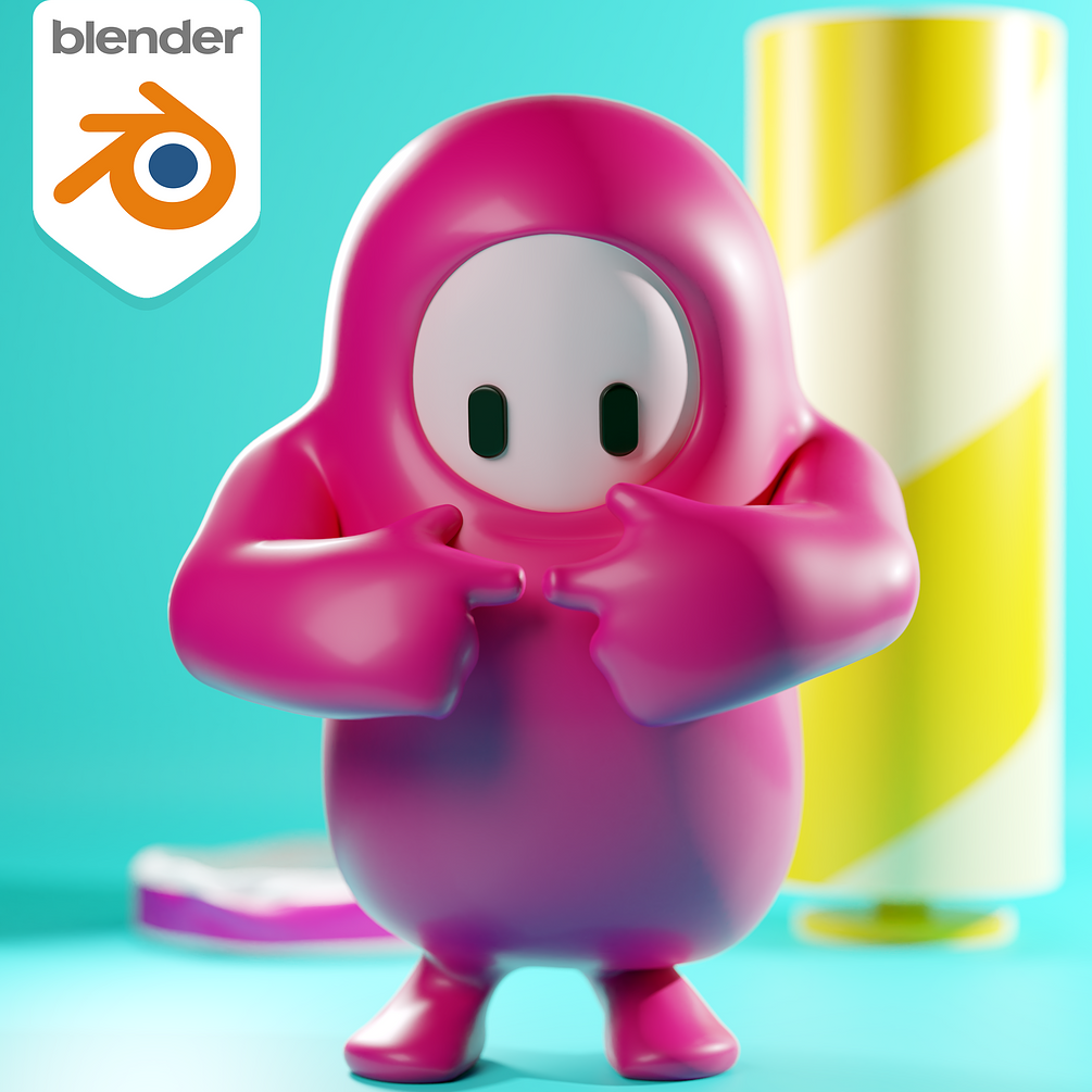 Fall Guy 3D Model (fanmade)