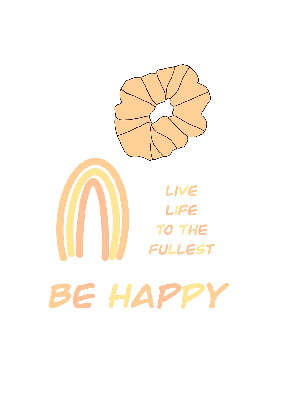Be happy sticker pack