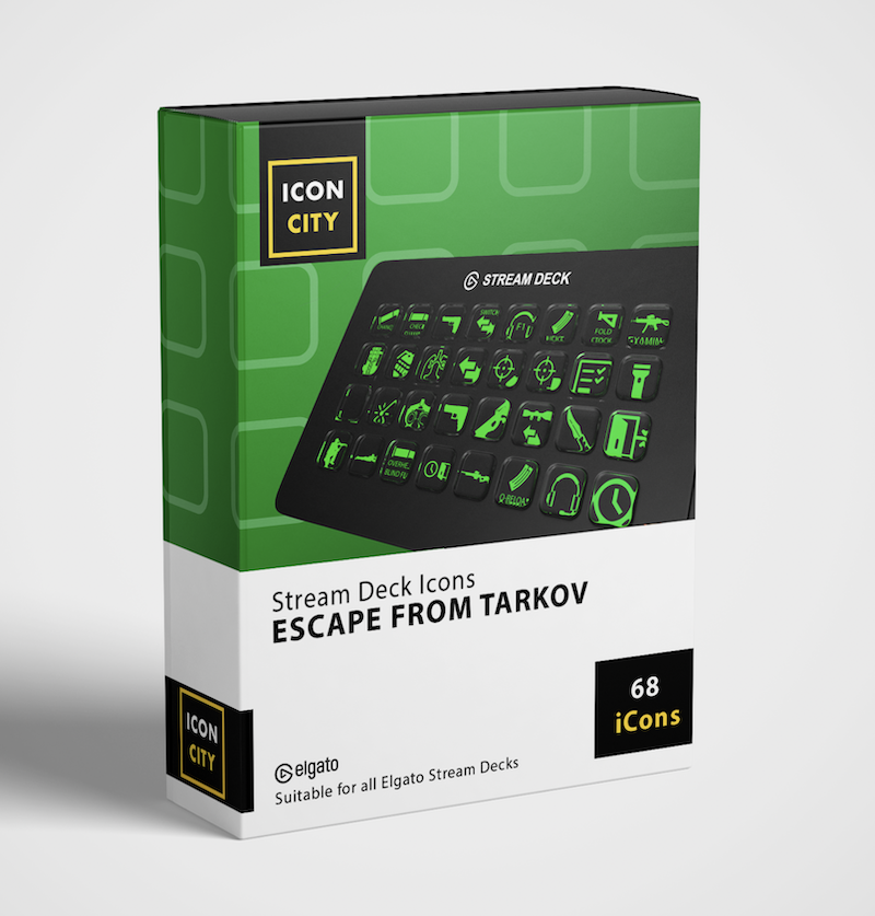 Escape From Tarkov : 68 icons for Stream Deck _ iCons ONLY no Profile