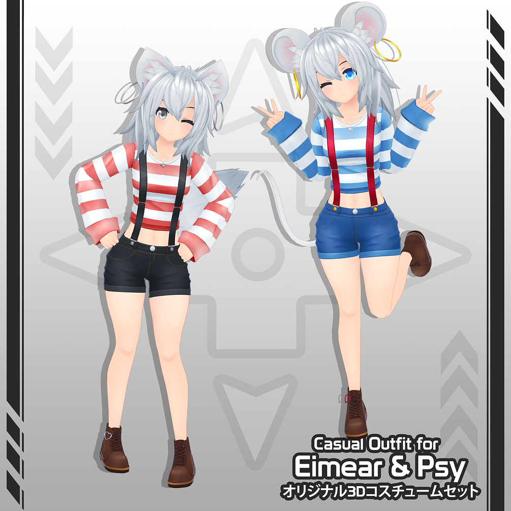 Casual Outfit for Eimear & Psy (VRChat)