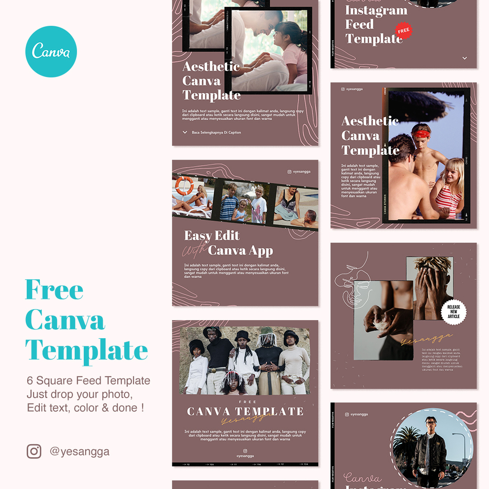 Aesthetic Canva Template