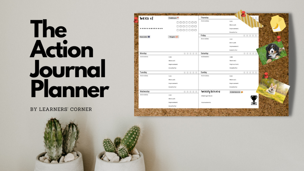 [Weekly] Daily Reflection and Planning Printable Template | Beginner ...