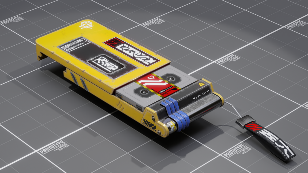 PMD_Mk1 Cyberpunk themed Walkman (VRChat)