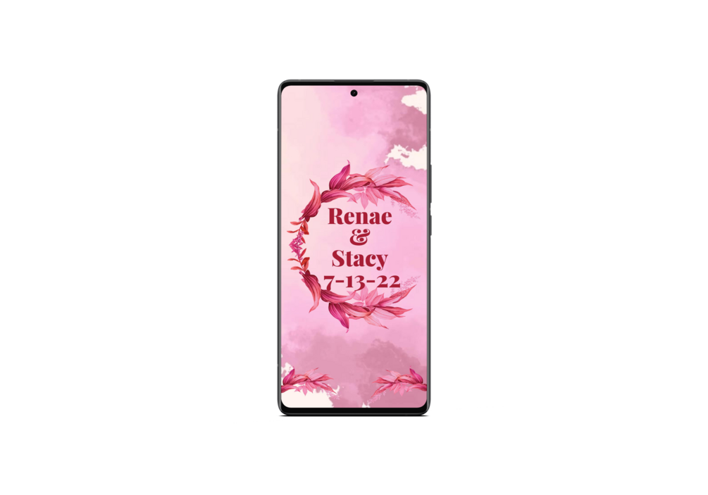 Renae & Stacy 7-13-22 Name Mobile Wallpapers Pack