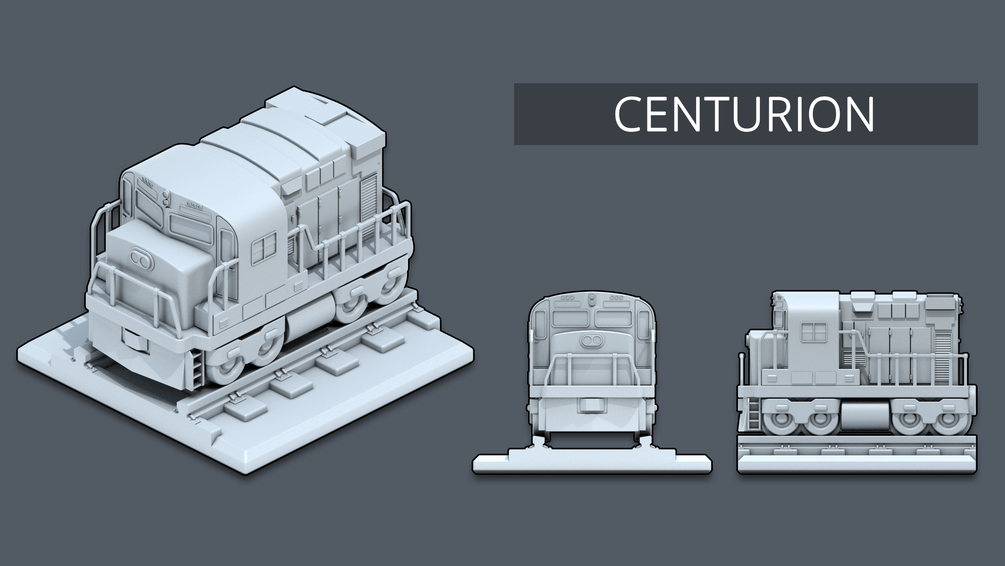 Centurion - STL files for 3D printing - Trains & Rails World - STL ...