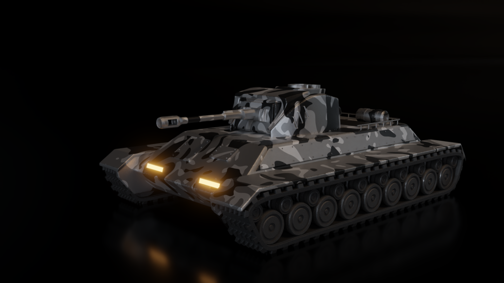 Fictional Tank 3D Model