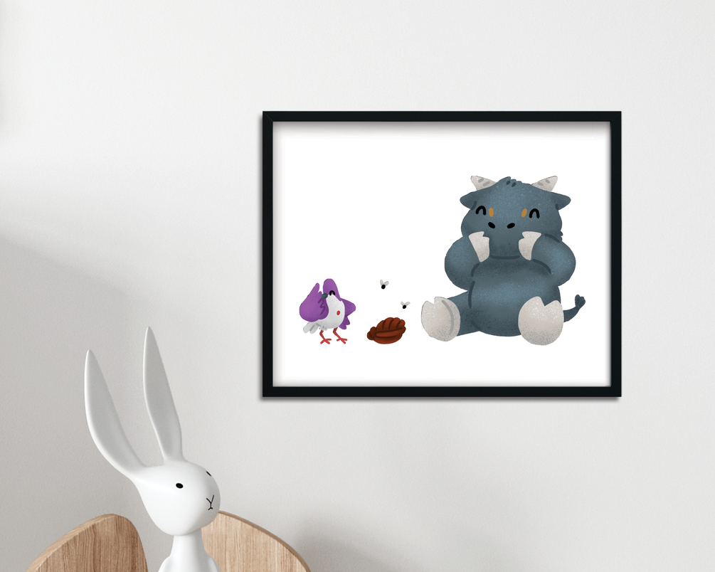 Tamaraw Tae Poo with Mindoro Bleeding Heart Printable