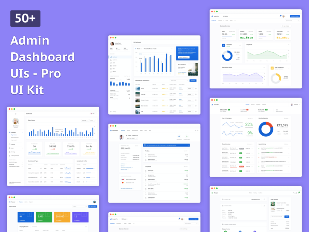 Dashboard Pro UI Kit