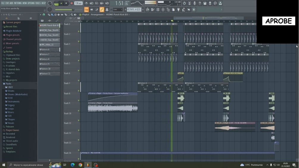 Endriu x Majki - Tricky Disco (FL Studio Remake + FLP) By APROBE