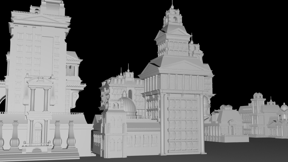 Houdini Building Setup Ready For Destruction And Pyro