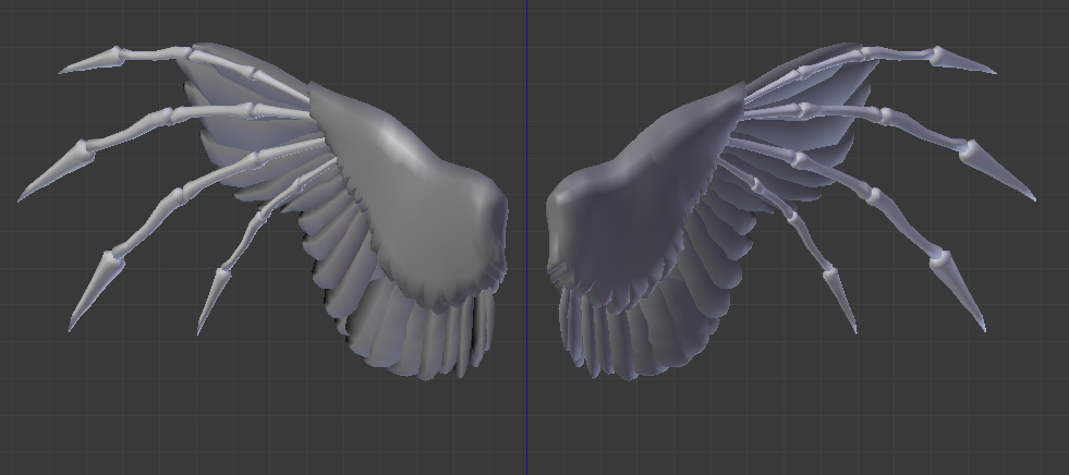 VRChat Feather Skelly wings