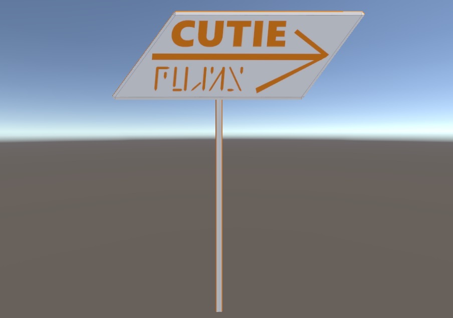 Avali Cutie Sign for VRChat