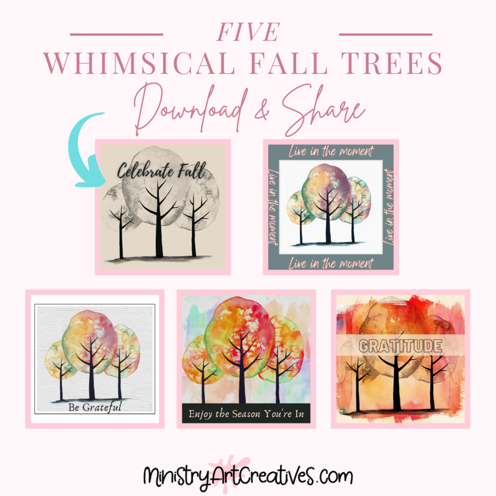 Whimsical Fall Trees