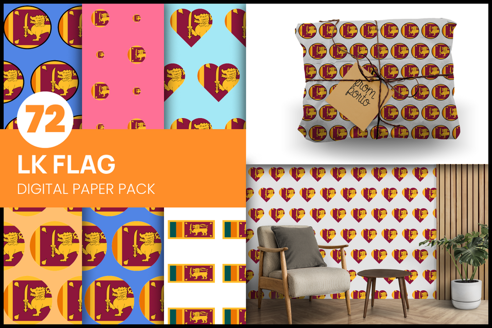 LK Flag Seamless Patterns