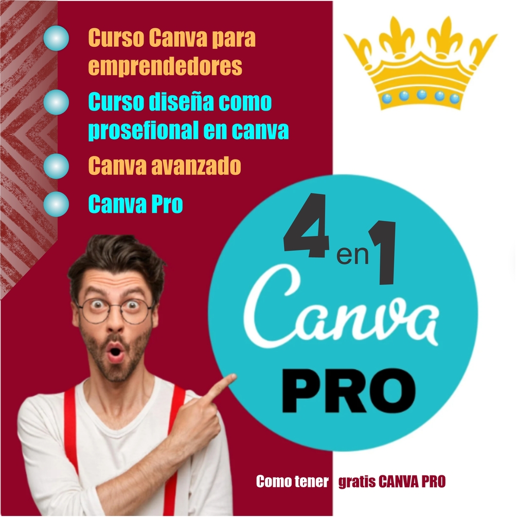 Cursos canva 4 en 1