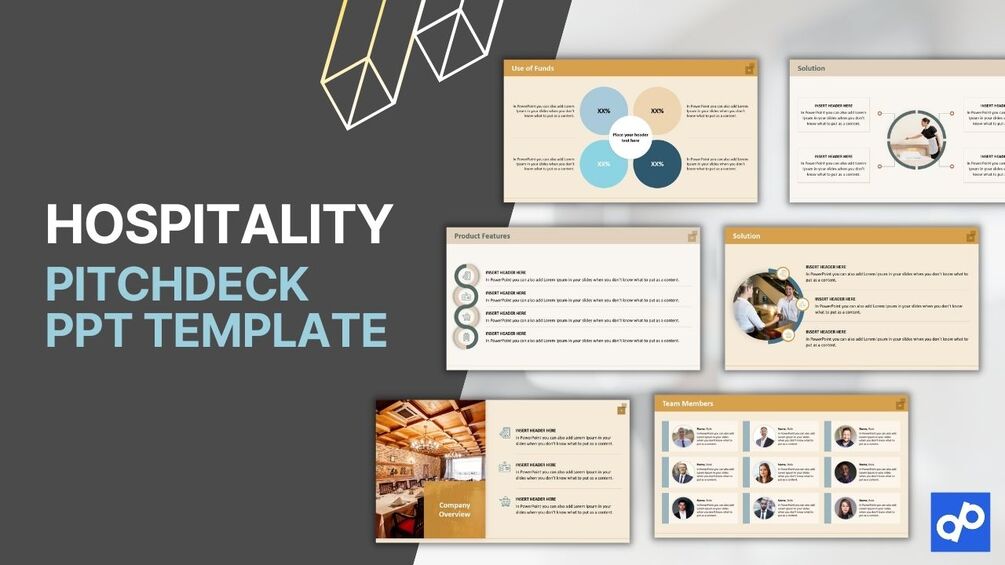 Hospitality Pitch Deck PPT Template
