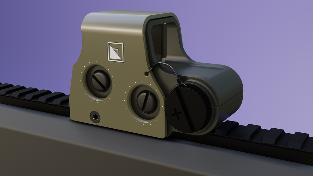 Holographic Sight Tutorial Blend File