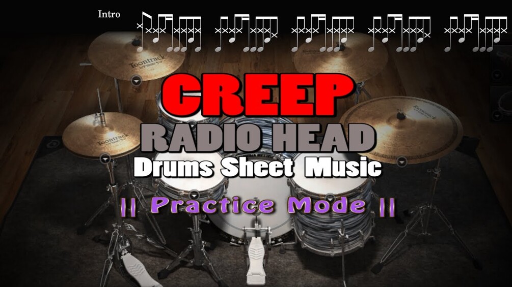 Creep Drums Sheet Music