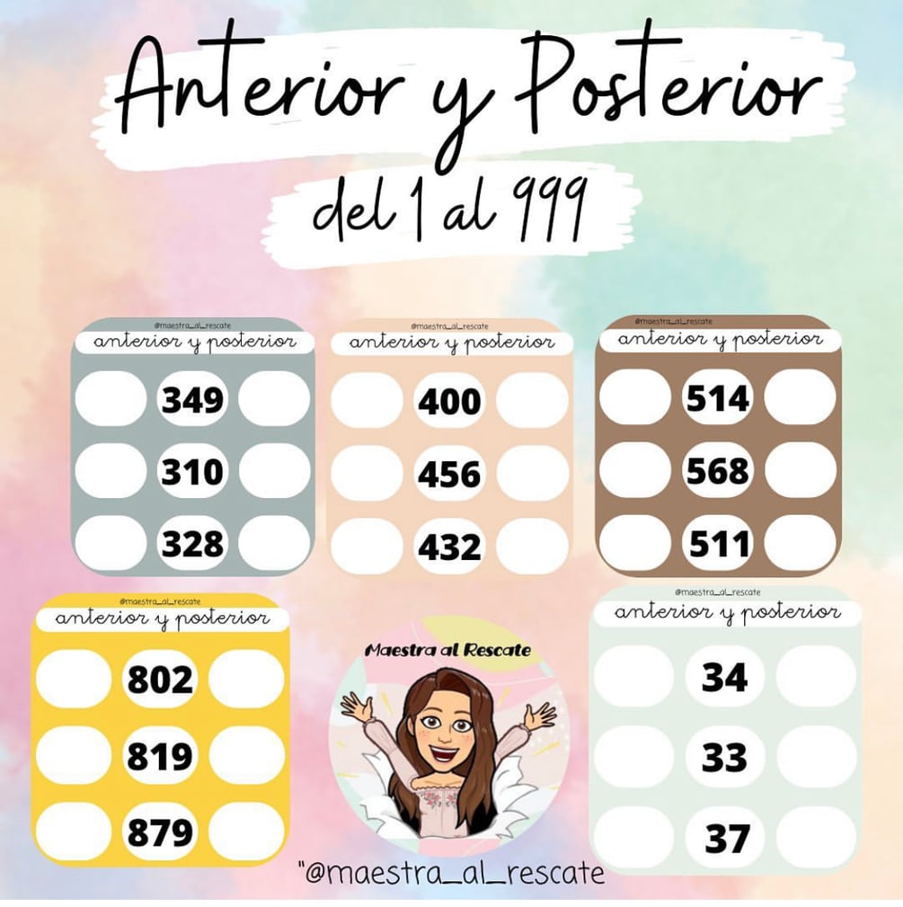 Anterior y Posterior