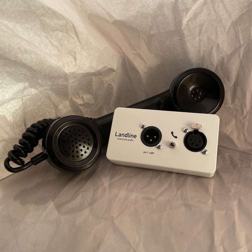 Landline microphone system