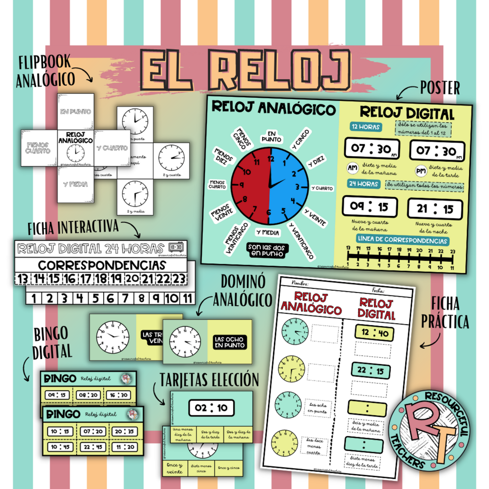HORAS (RELOJ ANALÓGICO Y DIGITAL)