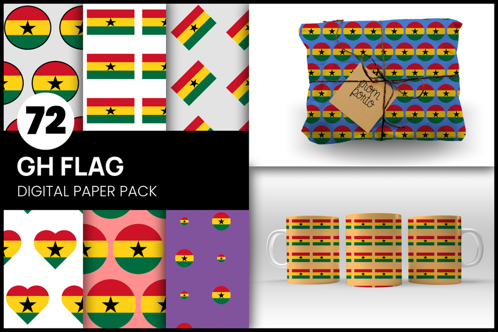 GH Flag Seamless Patterns
