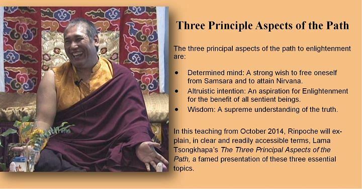 Three Principle Aspects of the Path 10-4-2014