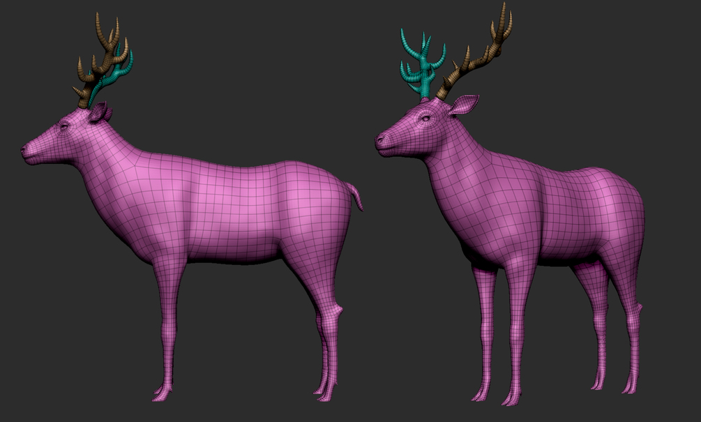 Deer base mesh