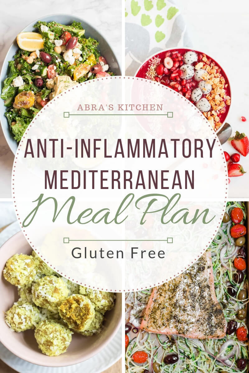 Anti Inflammatory Mediterranean Meal Plan Gluten Free 